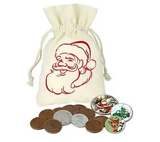 AMERICAN COIN TREASURES Rare Coins And Colorized Vintage Christmas Coin Collection - One-color