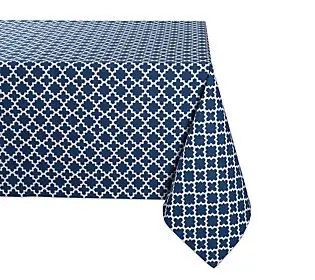 DESIGN IMPORTS Lattice Print Tablecloth, 60' X 4 - One-color