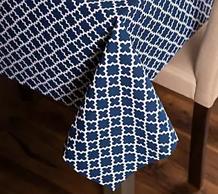 DESIGN IMPORTS Lattice Print Tablecloth, 60' X 4