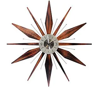 INFINITY Instruments Utopia 30' Mid-century Mod Ern Clock - One-color