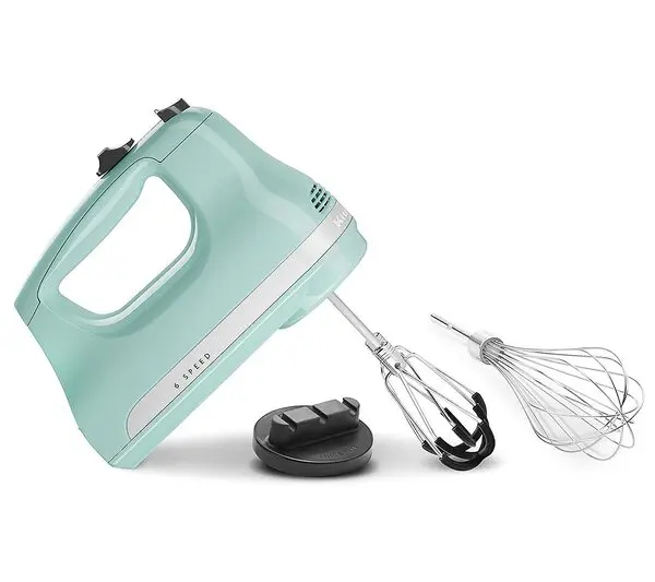 KITCHENAID 6-speed Hand Mixer With Attatchments - One-color