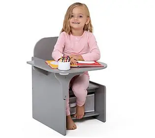 DELTA CHILDREN Mysize Chair Desk With Storage B