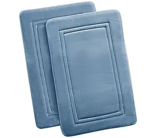 TRULY CALM Antimicrobial Memory Foam 17x24 Bath Rug Set - One-color