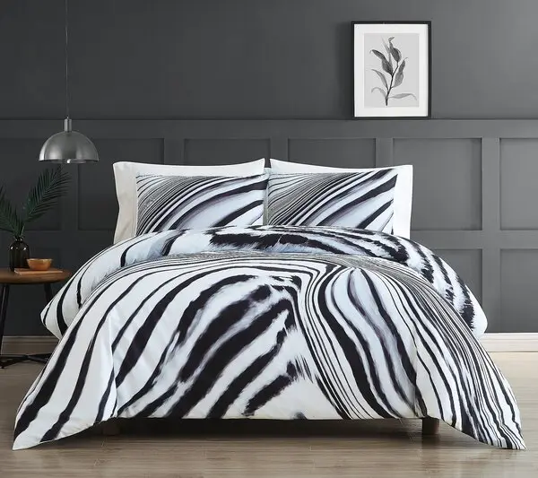 Vince Camuto Muse 3-piece King Duvet Cover Set - One-color
