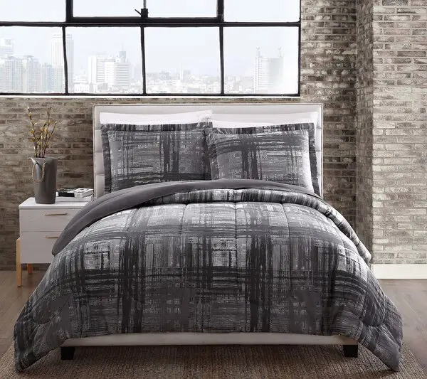 STYLE 212 Camden Plaid Twin Comforter Set - One-color