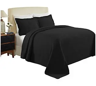 SUPERIOR Cotton 3-piece Jacquard Full/queen Bed Pread Set - One-color