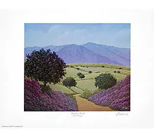 STEVEN LAVAGGI Wondrous World Print Artist Of Hope Steven L Avaggi - One-color