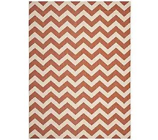 SAFAVIEH 8' X 11' Horizontal Zigzag Indoor/outd Oor Rug - One-color