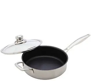 SWISS DIAMOND Nonstick Clad 3.1-qt Saute Pan W/ Lid - One-color
