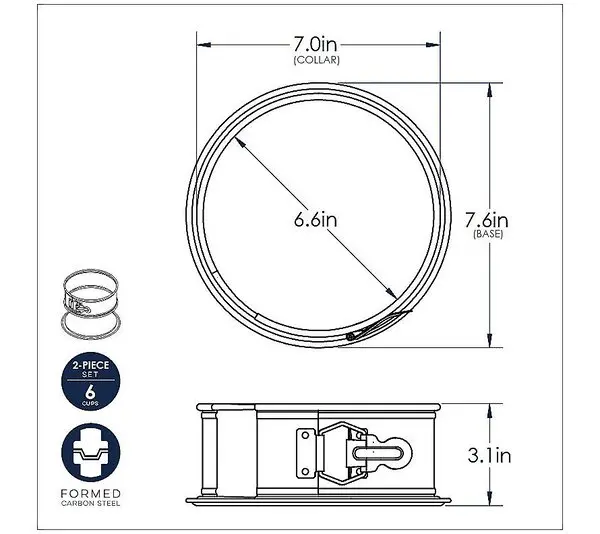 NORDICWARE 7' Spring Form Pan
