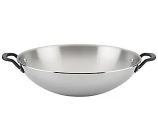 KITCHENAID 5-ply Clad Stainless Steel 15-inch Wok - Silver