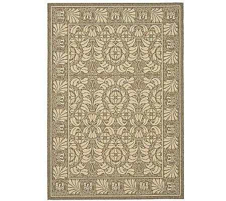 SAFAVIEH Courtyard Art Nouveau 7'10' X 11' Rug - One-color