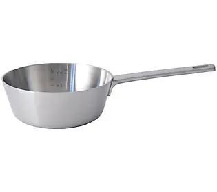 BERGHOFF Ron 1.4-qt Stainless Steel 5-ply Conic Al Sauce Pan - Silver