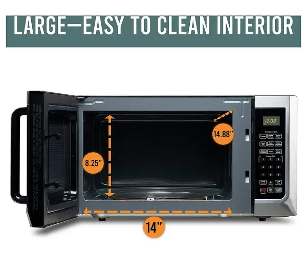FARBERWARE 1.3 Cu Ft 1100 Watt Microwave With L Ed Light
