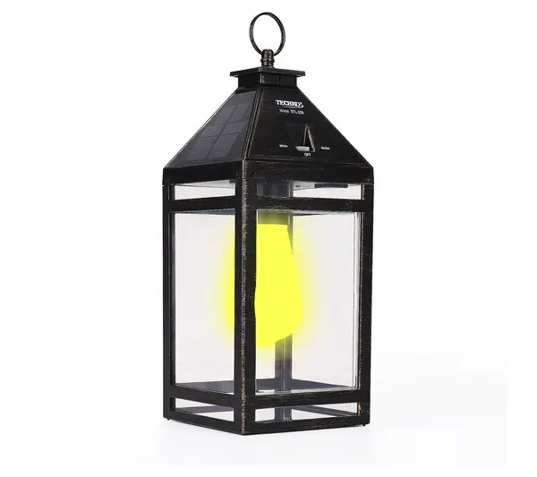 TECHKO Solar Portable Lantern Amber/white Light