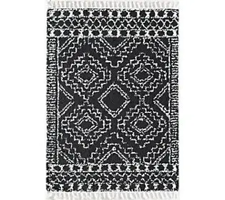 RUGS AMERICA Moon Ms40 Tribal Moroccan 5' X 7' Rea Rug - One-color
