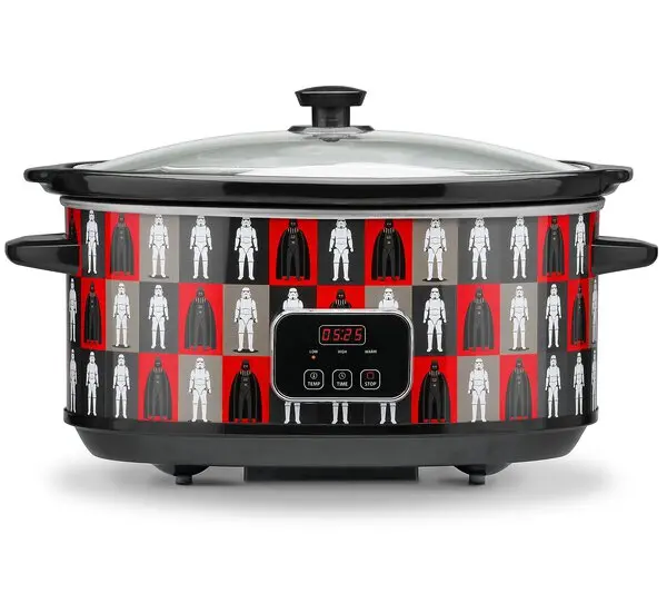 QVC Star Wars 7-quart Digital Slow Cooker With Soun D - One-color