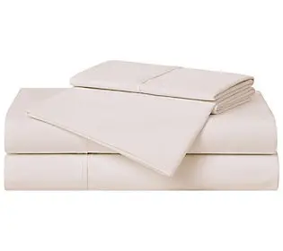 CANNON Solid Percale 4-piece Queen Sheet Set