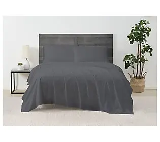 CANNON Solid Percale 4-piece King Sheet Set