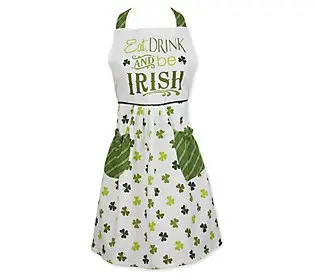 DESIGN IMPORTS Eat Drink And Be Irish Skirt Apr On - One-color