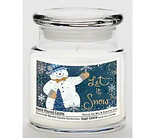 COURTSIDE MARKET Let It Snow Candle Glass Jar 1 -oz - One-color