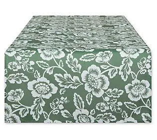 DESIGN IMPORTS 14' X 72' Floral Print Outdoor T Able Runner - One-color