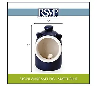 RSVP Stoneware Salt Pig Container