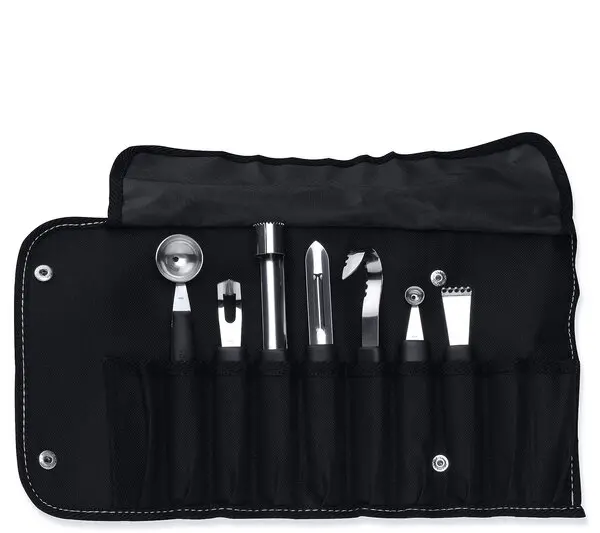 BERGHOFF Essentials 8-pc Garnishing Tool Set Wi Th Case - One-color