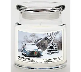 COURTSIDE MARKET Christmas On The Farm Candle G Ass Jar 18-oz - One-color