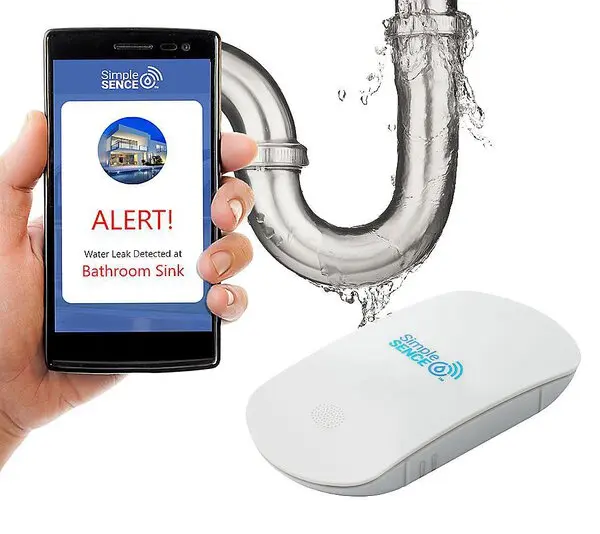 SIMPLESENCE Smart Wifi Leak & Freeze Detector - One-color