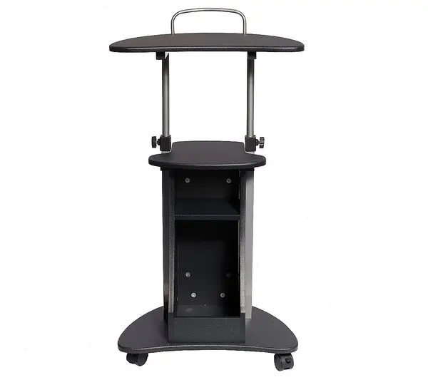 TECHNI MOBILI Sit-to-stand Rolling Adjustable L Ptop Cart