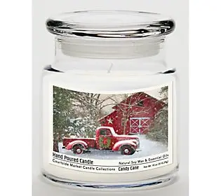 COURTSIDE MARKET Barn With Truck Candle Glass J R 18-oz - One-color
