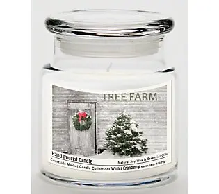 COURTSIDE MARKET Tree Farm Candle Glass Jar 18- Z - One-color