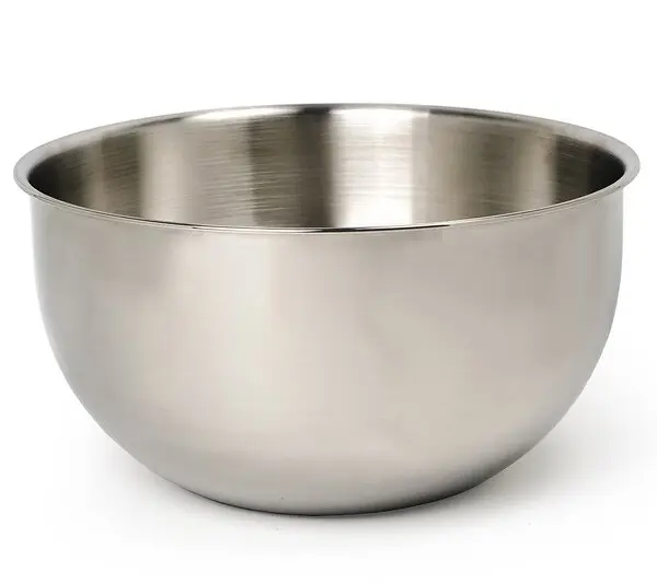 RSVP 8 Qt. Stainless Steel Mixing Bowl - Silver
