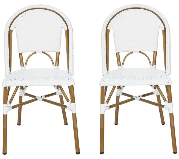 SAFAVIEH Salcha I/o French Bistro Side Chairs By - One-color