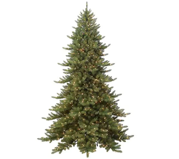 PULEO INTERNATIONAL 9' Royal Majestic Fraser Fir With 800 Clear Lig Hts - One-color