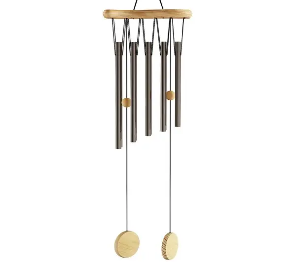 PURE GARDEN 34.5' Metal And Wood Wind Chime - One-color