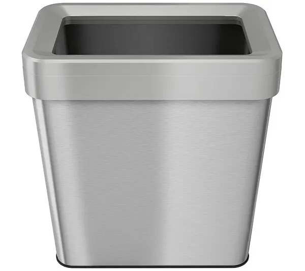 ITOUCHLESS 16-gallon Rectangular Open-top Trash Can