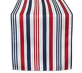 DESIGN IMPORTS Patriotic Outdoor Table Runner 1 4' X 108 - One-color