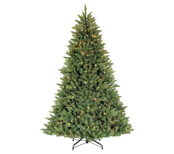 PULEO INTERNATIONAL Puleo10' Pre-lit Fraser Fir Artificial Christm S Tree - One-color