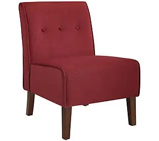 LINON Home Chelsea Decorative Accent Chair With Button Details - One-color