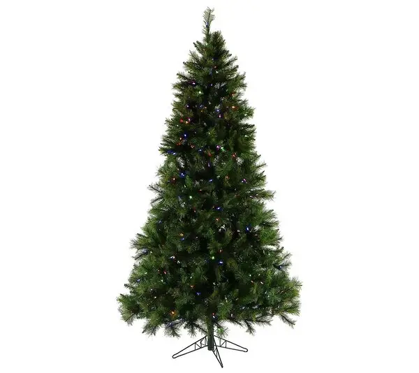 FRASER HILL FARM 7.5' Canyon Pine Multicolor Pr Elit Tree - One-color