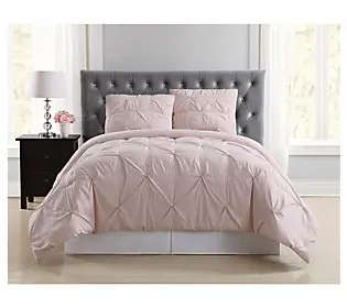 TRULY SOFT Pleated King Duvet Set - One-color