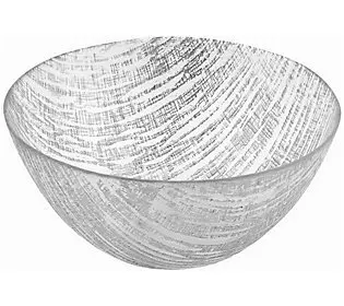 BADASH CRYSTAL Crystal Secret Treasure Silver 11' Glass Bowl - One-color