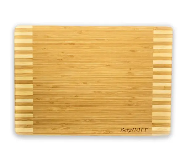BERGHOFF Bamboo Two-tone Stripe Rectangular Cut Ting Board - One-color