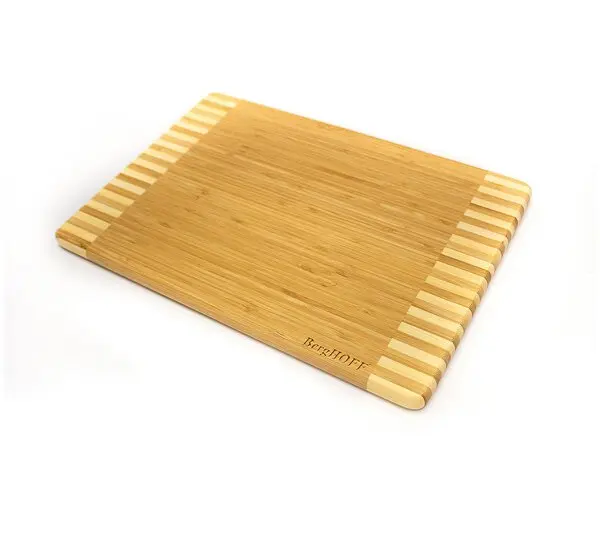 BERGHOFF Bamboo Two-tone Stripe Rectangular Cut Ting Board
