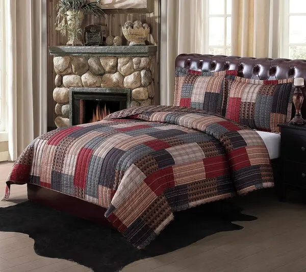 STYLE 212 Gunnison Full/queen Quilt Set - One-color