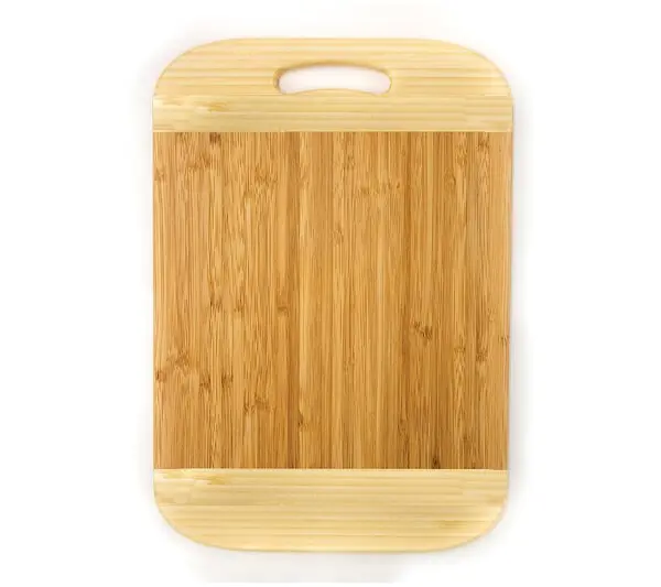 BERGHOFF Bamboo Two-tone Rectangular Handled Cu Tting Board - One-color