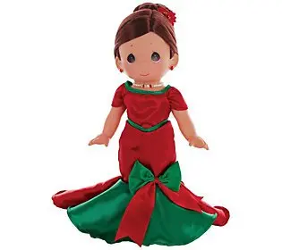 THE DOLL MAKER Doll Maker 12' Brunette Dancing Into The Christ Mas Spirit - One-color