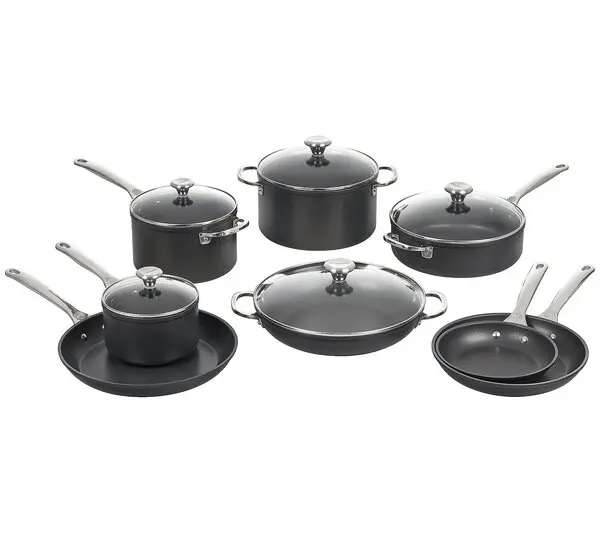 LE CREUSET 13-piece Toughened Nonstick Pro Cook Ware Set - One-color